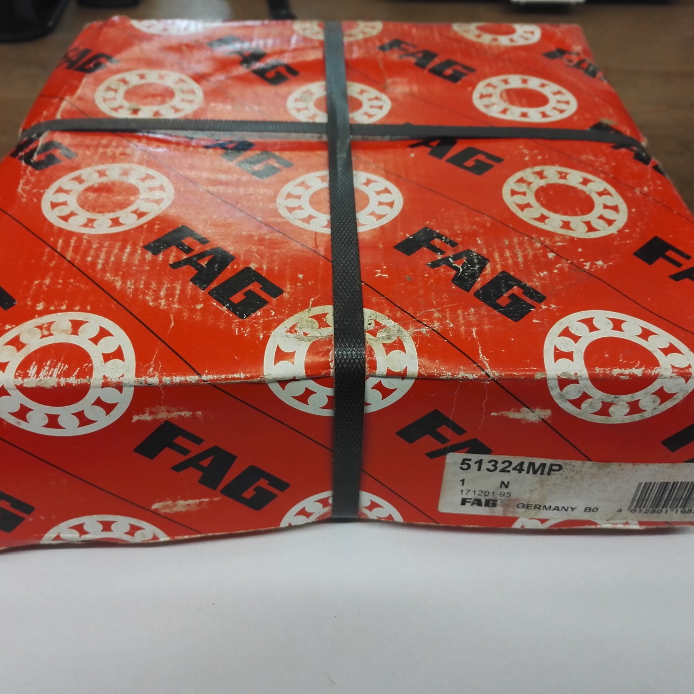 51324 MP - 3 PART BALL THRUST BEARING 120x210x70mm - BRASS CAGE - FAG ...